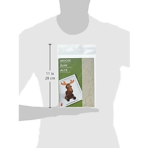 TruTru Animals Moose European 3D Puzzle DIY Craft Kit ; Arts and Crafts, Model Kit