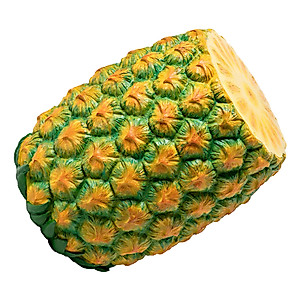 VINGVO Simulated Food Stool, Food Shoe Changing Stool Space Saving Comfortable Lightweight for Home (Pineapple Pattern)