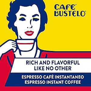 Café Bustelo Espresso Style Dark Roast Instant Coffee, 7.05 Ounces