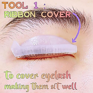 Lami Lash Lift Pad LM Curl Soft 6 Size Lifting Shield Eyelash Perming Rod Glue Free On Eyelid Neon Lamination Roller Easier Perm Rods Include Ribbon Cover Silicone Eye Patch Y Brush Lash Lift Tool