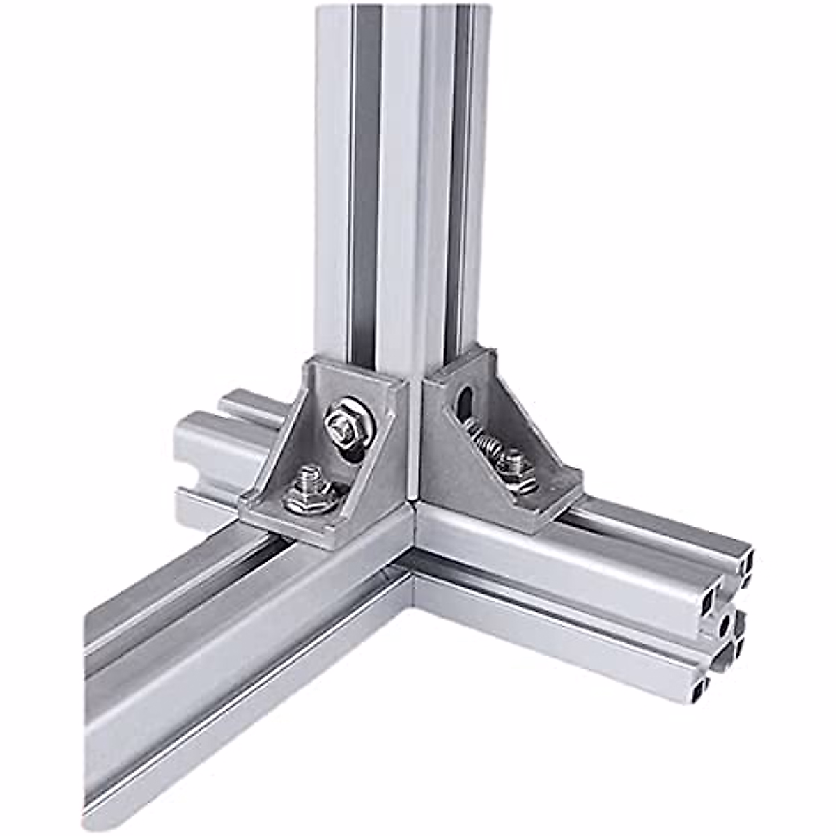 MroMax M6-1x16mm T Slot Bolts Carbon Steel Drop-in Stud Sliding Screw Bolt Metric Hammer Head Bolt for European Standard 30 Series Aluminum Extrusions Silver 10Pcs