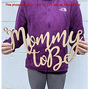 Mommy To Be Laser Cut Wording-Wooden Mommy To Be Sign