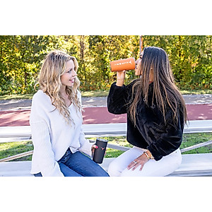 Decorvo Arizona State Sun Devils Tumbler - Black Double Walled Insulated Travel Thermos with Slide Lid - 18 oz