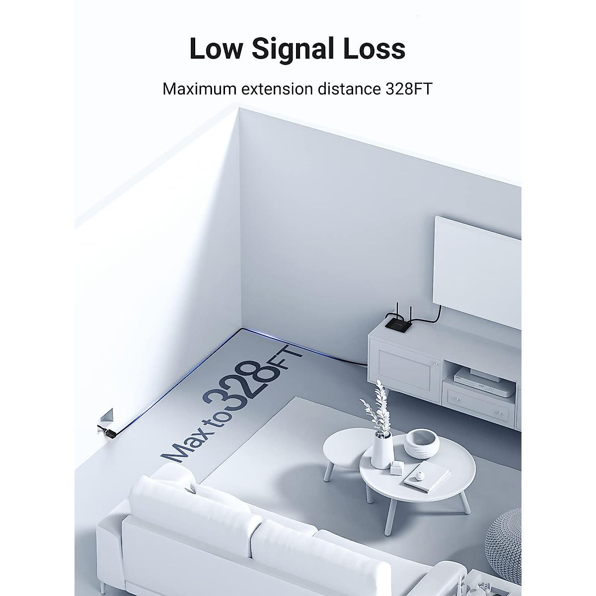 UGREEN RJ45 Coupler Ethernet Extender Connector 5 Pack Inline Coupler Cat7 Cat6 Cat5e Ethernet Cable Adapter Female to Female Black