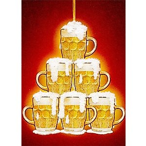 Fountain Of Beer - Avanti APress Funny Masculine Birthday Card