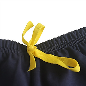 C&X Toddler Boys and Girls Cotton Shorts,2 Pack Shorts for Kids 12M - 5 Years (Navy-Grey, 2T)