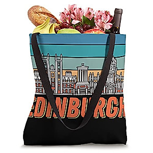Edinburgh Skyline Scotland Souvenir Scottish Tourist Tote Bag