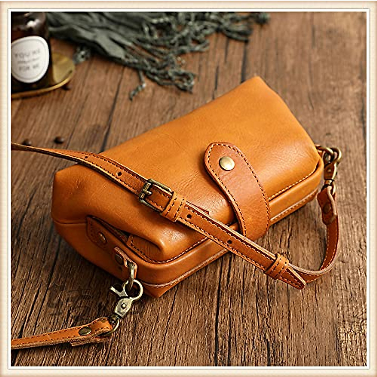 Kemstone Real Leather Small Crossbody Shoulder Bag for Women,Cellphone Bags Card Holder Wallet Purse and Handbags