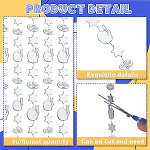 TecUnite 6 Pcs 9.84 ft Football Themed Garland Homecoming Mum Supplies Football Theme Beads String Plastic Football Garland Silver Football Beads Party for Homecoming Chrysanthemum Party Decorations