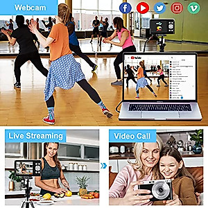 Digital Camera for Kids, Small Cameras for Teens, Portable Compact Camera for Photography, 1080P 50MP Autofocus Children Camera with 32GB SD Card, 2.88 Inch LCD Screen, 16x Digital Zoom (Black)