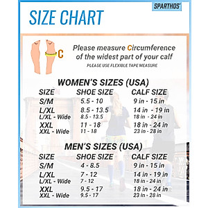 Sparthos Circulation Socks (20-30 mmHg) Wide Calf - Knee High Sock for Compression, Travel, Medical Support, Pregnancy, Nurses - Dr Sock Soothers Ankle Brace - Mens and Womens Plus (Beige-LXL-Wide)