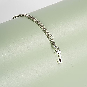 LUAATT Letter Charm Accessories For Stanley Cup,Name Id Letter Handle Charm For Stanley Tumbler(J)