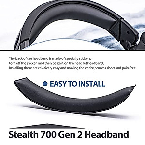 Stealth 700 Gen 2 Headband - Compatible with Stealth 700 Gen 2 Headset I Replacement Kit with Microphone Foam and Installation Tool