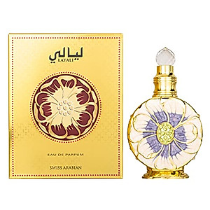 Swiss Arabian Layali - Luxury Products from Dubai - Long Lasting and Addictive Personal EDP Spray Fragrance - A Seductive Signature Aroma - The Luxurious Scent of Arabia - 1.7 oz