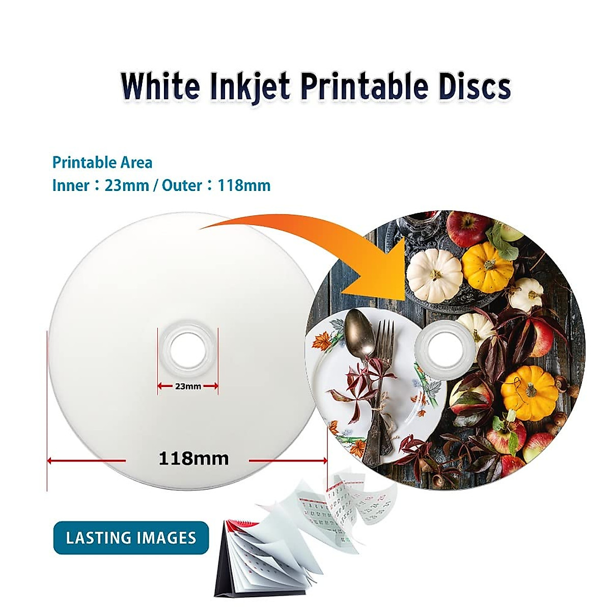 PLEXDISC 645-213 50 GB 6X Blu-ray Double Layer Recordable BD-R DL White Inkjet, 25-Disc Spindle