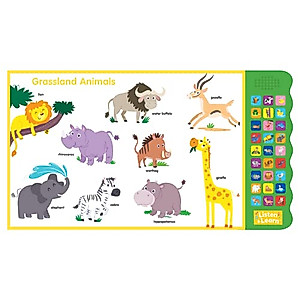 27-Button Sound Book Let's Learn Animals,English