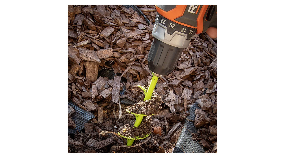 XtremepowerUS 2” x 9" inch Plant Flower Bulb Auger Drill Bit Garden ...