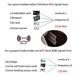 YALUXE Women's Leather Zipper Wallet RFID Blocking Multi Card Holder with Cellphone Pocket Large Capacity