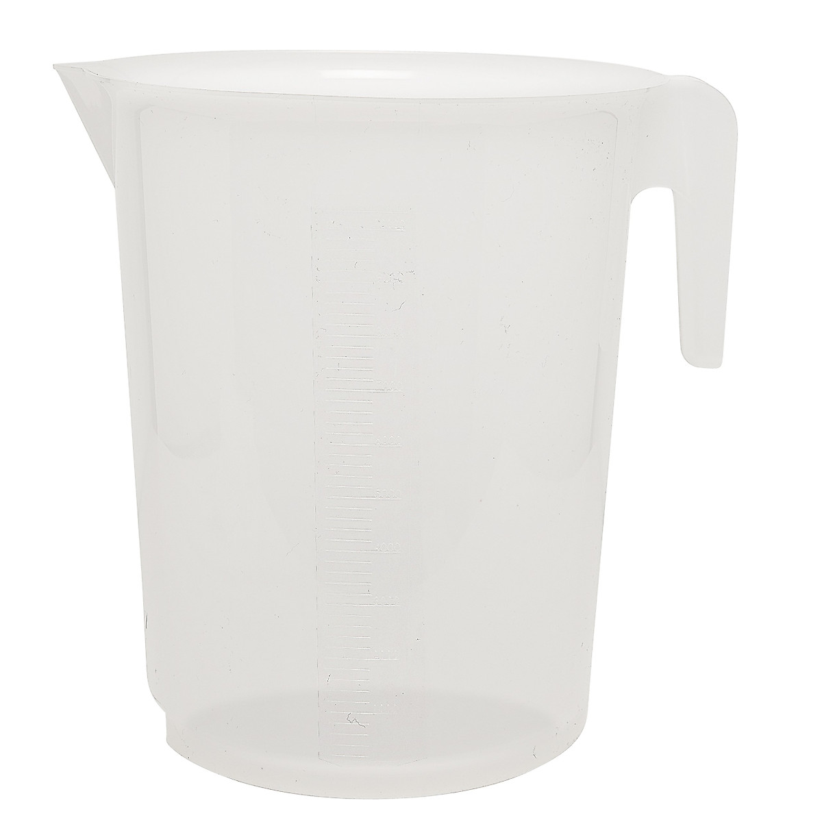SP Bel-Art Tall Form 10,000ml Polypropylene Graduated Pitcher; 200ml Graduation (F28995-0000)