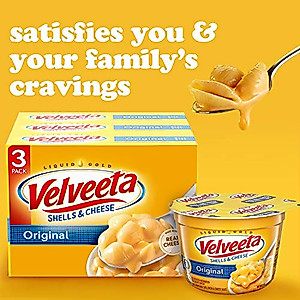 Velveeta Original Shells and Cheese (12 oz Box, Pack of 3)
