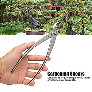 OKJHFD 11in Bonsai Tools, Stainless Steel Resistant Easy Branch Cutter Professional Knob Cutter, Straight Edge Pliers Trimmer for Bonsai Modeling