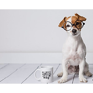 Dog Mom Gifts For Women - 11oz Coffee Mug and 15oz Wine Glass Gift Set - Funny Dog Mom Idea For Mother's Day