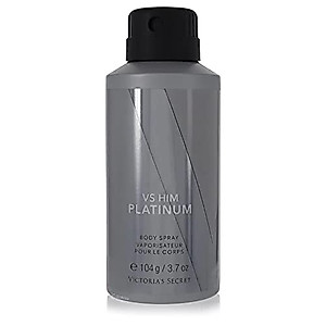 Victoria's Secret Very Sexy Platinum for Him All-over Deo Body Spray 3.7 Fl Oz | Deodorant Spray for Men
