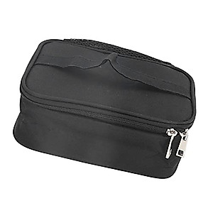 Kadimendium Portable Food Warmer, Food Warming Lunch Bag 5V 2A Waterproof Auto Thermal Insulation Aluminum Film Liner Oxford Fabric for Camping