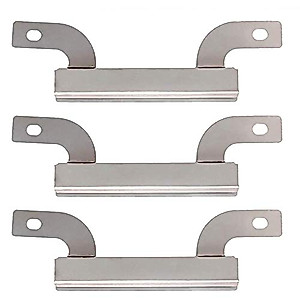 BBQ-Element Grill Crossover Burner Replacement Part for Brinkmann 810-2410-S, 810-9425-W, 810-8534-S, 810-2411-F, 810-4580-S, Set of 3 Stainless Steel Carryover Tube for Charmglow 810-7451-F and Other