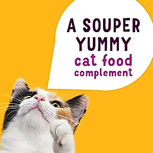 Purina Friskies Natural, Grain Free Wet Cat Food Lickable Cat Treats, Lil' Soups With Shrimp in Chicken Broth - (8) 1.2 Oz. Cups