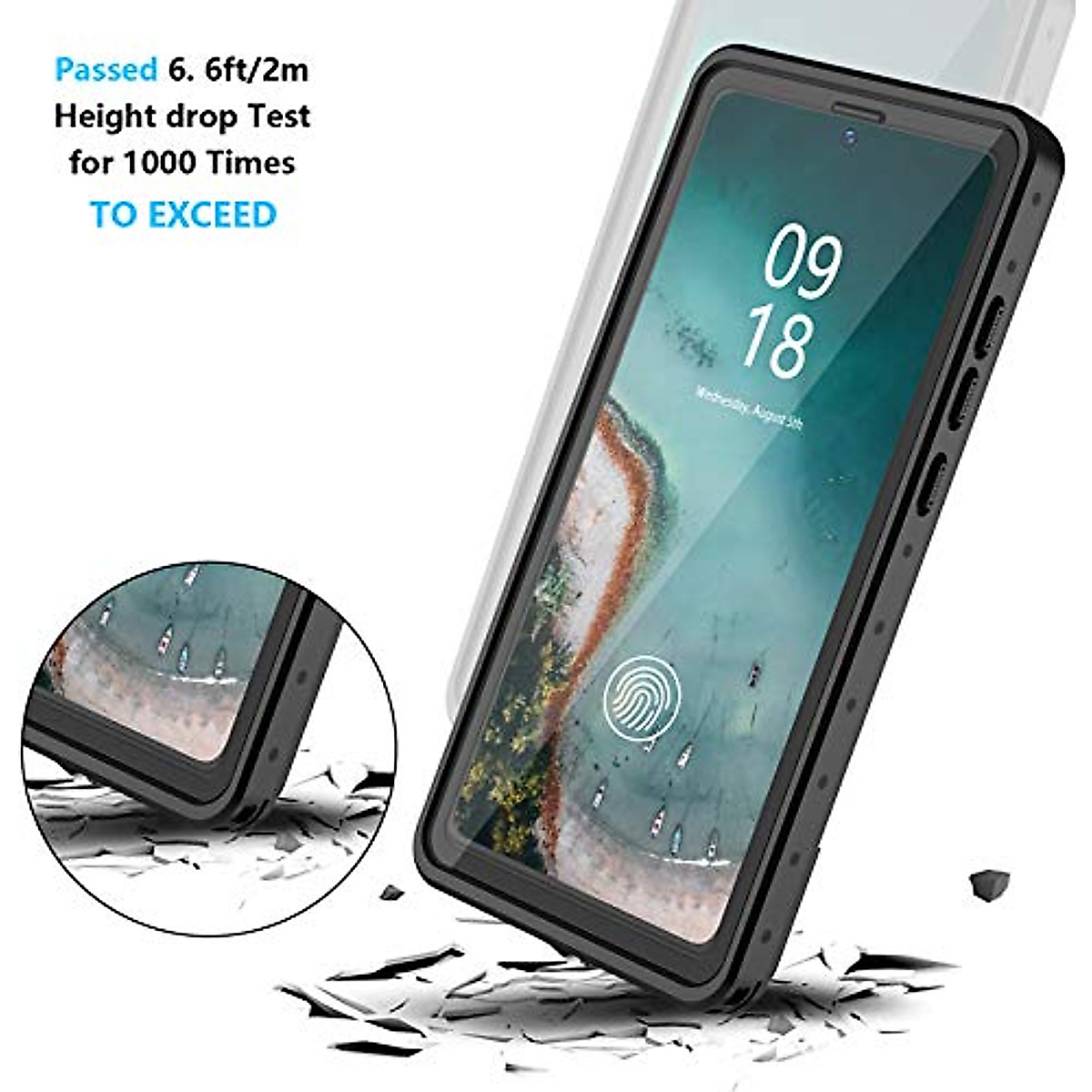 ANTSHARE for Samsung Galaxy Note 20 Case Waterproof, Built in Screen Protector 360° Full Body Heavy Duty Protective Shockproof IP68 Underwater Case for Samsung Galaxy Note 20 6.7inch