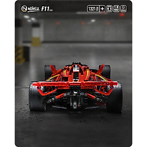 Nifeliz F11 Race Car Building Kit and Engineering Toy, Adult Collectible Technique Building Kit, 1:8 Scale Racing Car Model for Men Teens (1321 PCS)