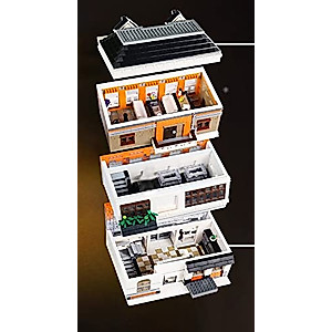 General Jim's Crystal Palace City Modular Building Blocks MOC 2 Floor Shopping Store 3804 Piece Building Blocks Bricks House Toy Building Set with All Accessories Shown for Teens and Adults