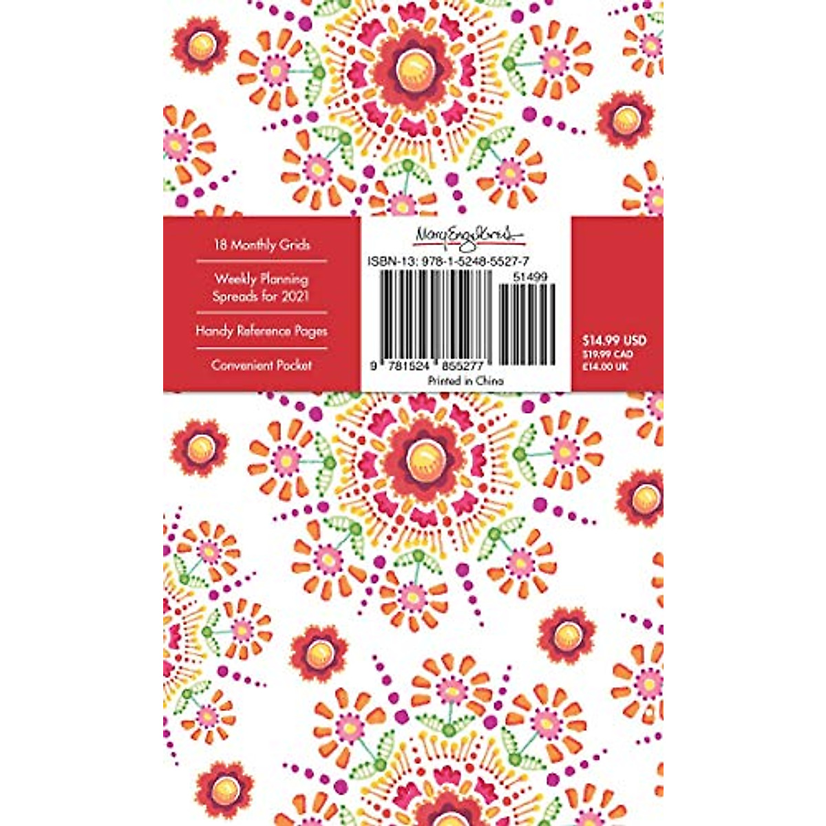 Posh: Floral Abundance 2020-2021 Monthly/Weekly Planning Calendar