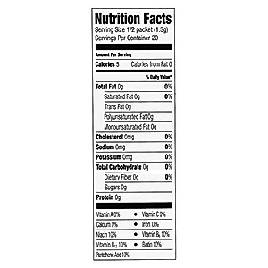 Great Value Sugar Free, Low Calorie ENERGY Peach Mango Drink Mix (Pack of 6)