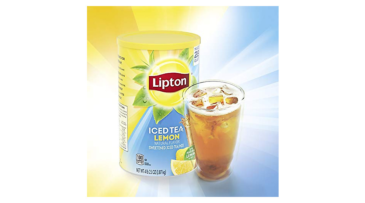 Lipton Lemon Powdered Iced Tea - Refreshing 28 Quarts