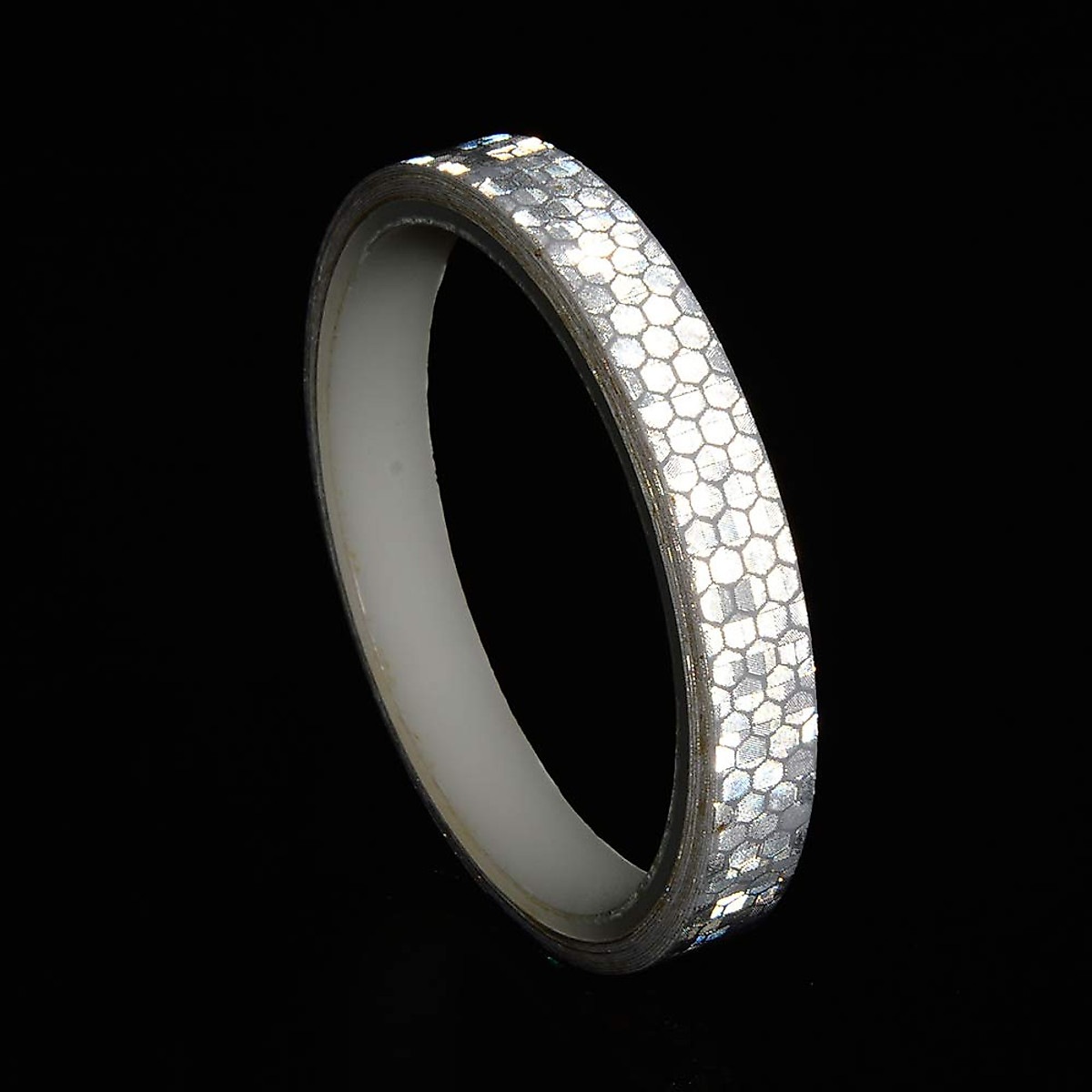 Brightplus Reflective Tape White 0.5" X10'-Waterproof Self-Adhesive Trailer Reflector Tape-Reflective Tape for Trucks,Trailers,Cars.Warning Caution Conspicuity Tape