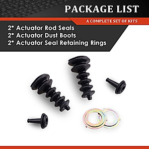 OLIMPOCICLI C3 Corvette Headlight Actuator Rod Seal 3 Piece Dual Kit for Both Headlights Fits: 68 Through 82 Corvettes