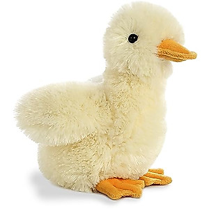 Aurora® Adorable Mini Flopsie™ Duckling Stuffed Animal - Playful Ease - Timeless Companions - Yellow 8 Inches