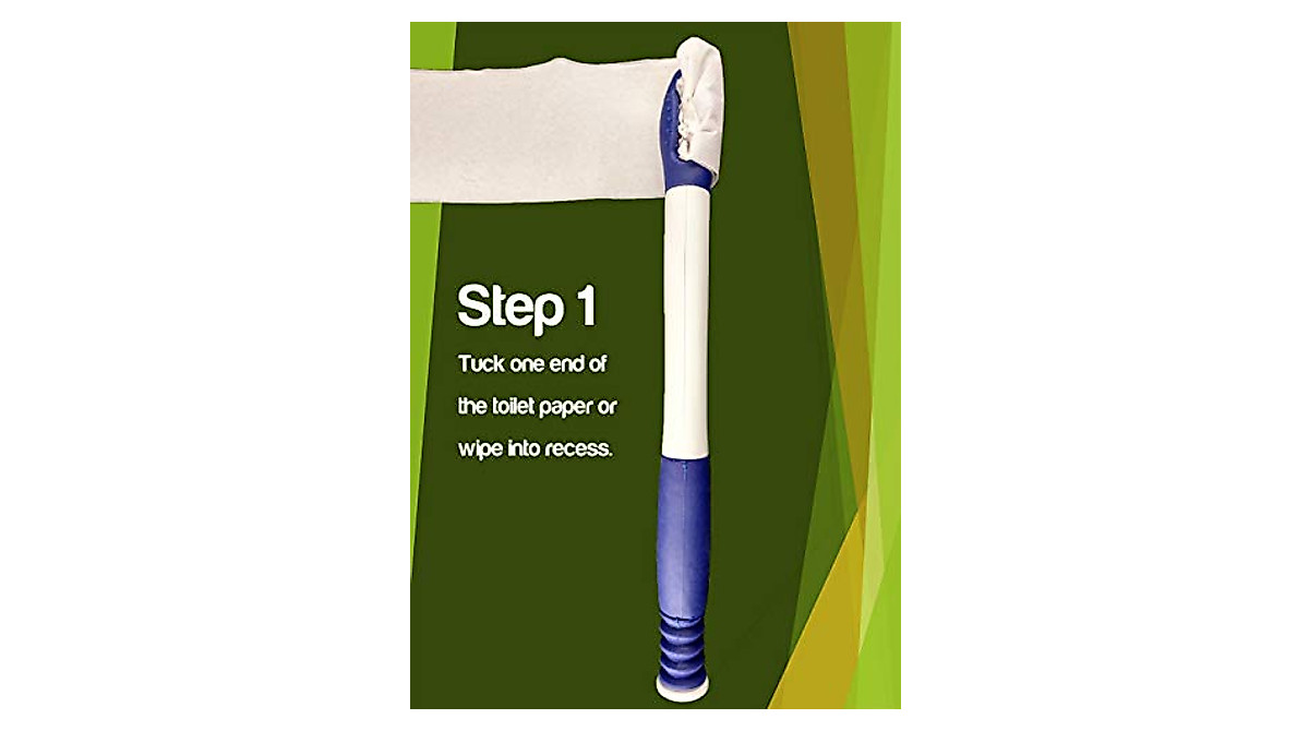 Self-Assist Toilet Wiping Aid for Limited Mobility