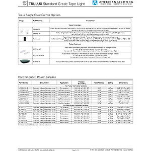 TRULUX STL-WW-100-MASTER STL-WW-100 IP54 Standard Grade LED Tape Light Reel, Reel-100ft, Warm White 3000K