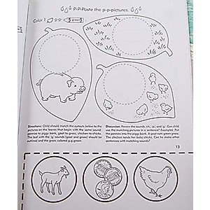 Rod & Staff Preschool Curriculum - GHI JKL Series - Early Learning Homeschool Set of 6 Workbooks
