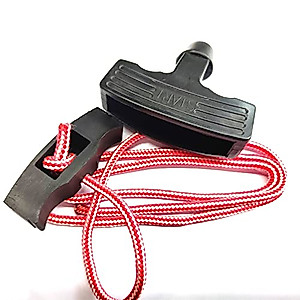 Petoor Ayellow 41A2828 Garage Emergency Release Pull Rope Cord Handle Kit Garage Opener, Red Black