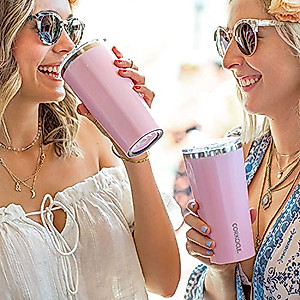 Corkcicle Vaso Aislado Botella de acero inoxidable/Thermos, Rose Quartz