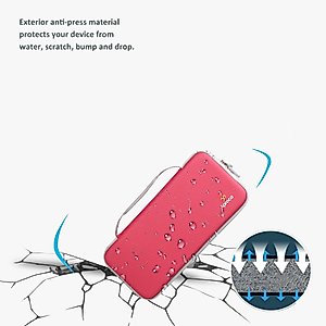 Aproca Red Hard Travel Storage Carrying Case, for Logitech POP Keys Mechanical Wireless Keyboard and POP Wireless Mouse/Keychron K2 Wireless Keyboard