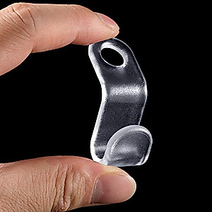 Clothes Hanger Connector Hooks Hanger Extender Clips Cascading Connection Hooks Outfit Hangers or Clothes Closet (Clear,48 Pieces)