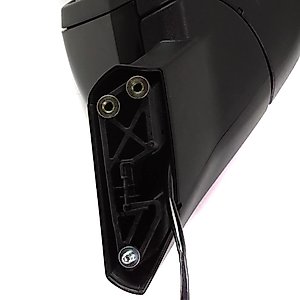 Kool Vue Driver & Passenger Side Power Non-Heated Mirrors for Ford Mustang 2015-2020 With Spotter Glass; Without Signal Light, Memory & Puddle Lamp Paintable
