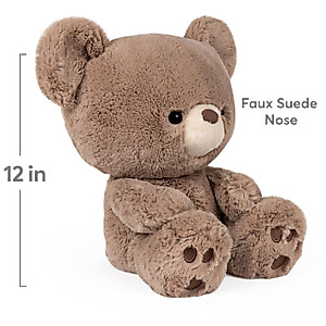 GUND Kai Teddy Bear, Premium Plush Toy Stuffed Animal for Ages 1 & Up, Taupe/Light Brown, 12"