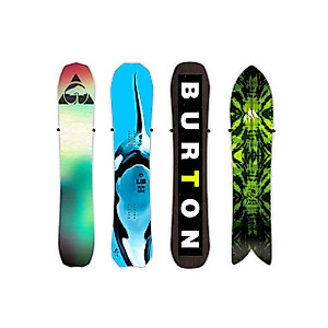 StoreYourBoard Cinch Minimalist Snowboard Wall Mount, Indoor Display Storage Rack (Cinch, 2 Pack)