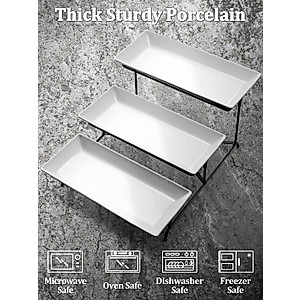 Yedio 22 oz Pasta Bowls 3 Tier Serving Tray